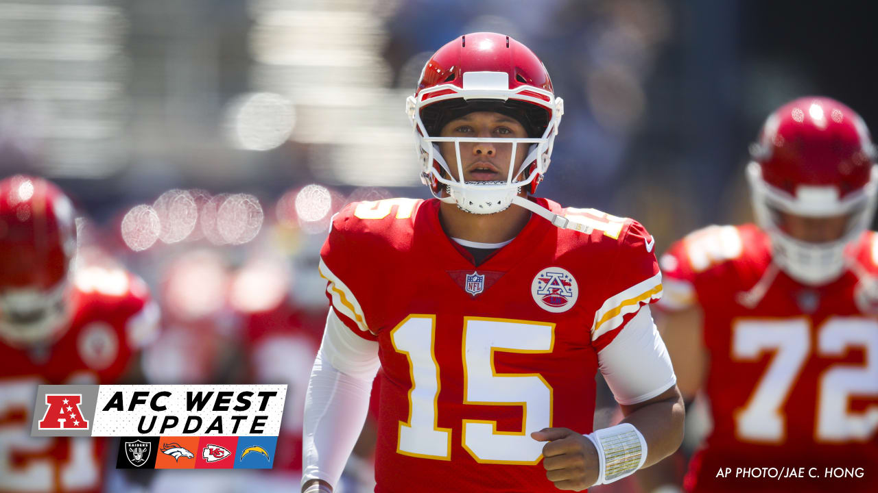 AFC West Update: Patrick Mahomes leads the Chiefs to victory over the ...