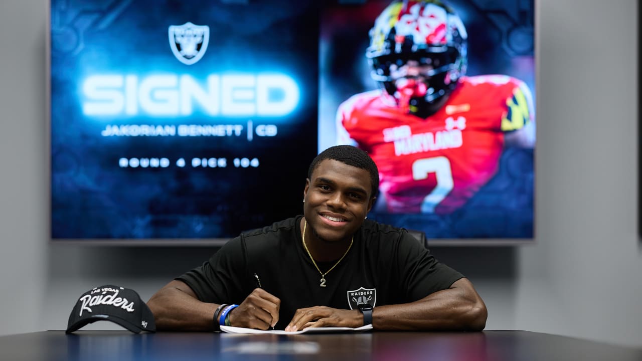 Raiders Sign Fourth-Round Pick CB Jakorian Bennett, 2023 NFL Draft