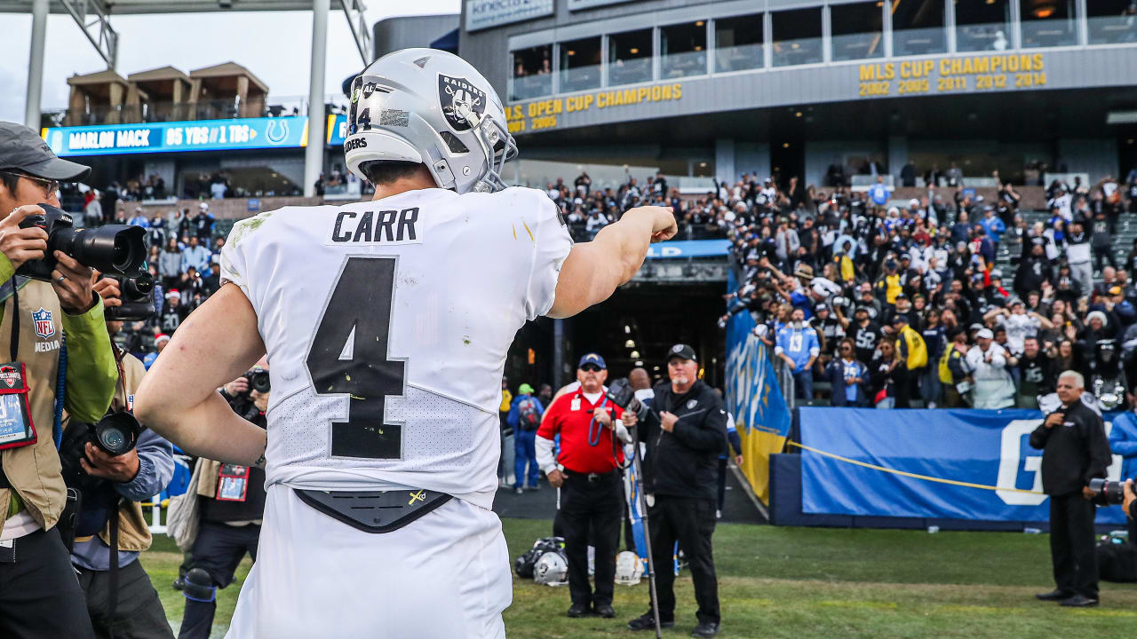 Raiders Pulse: Derek Carr on being a Raider and strong support by ...