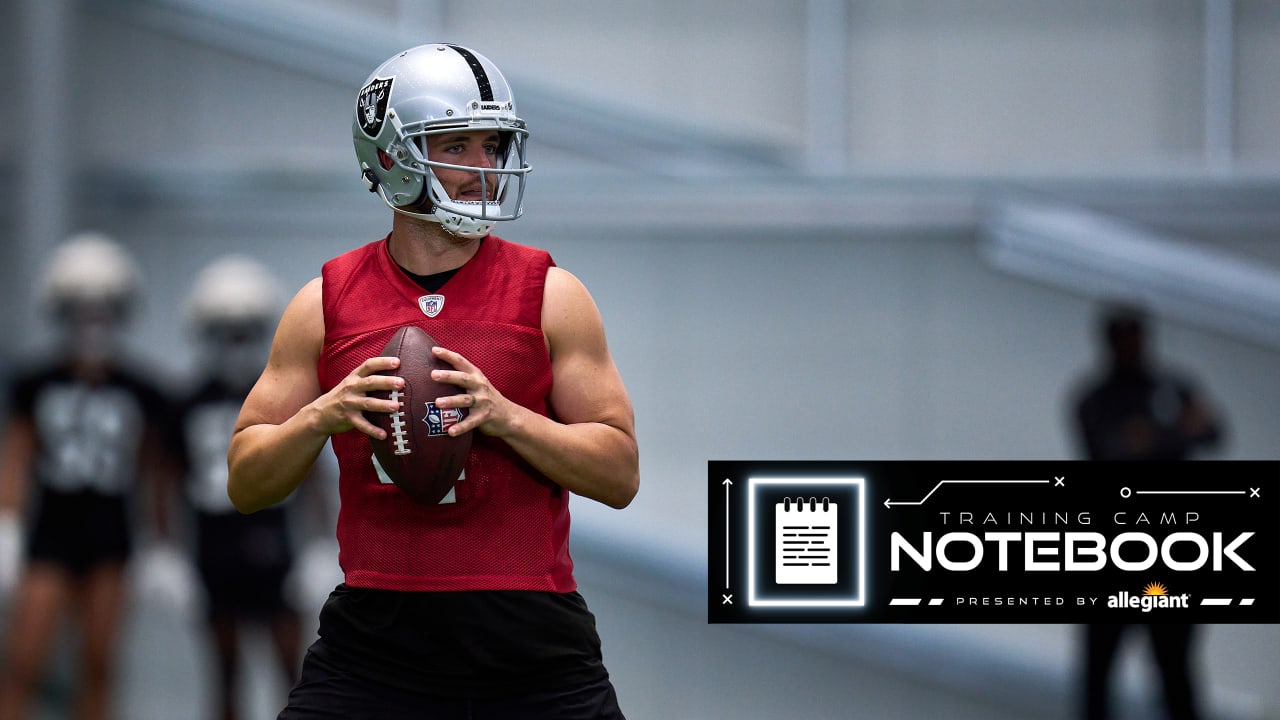 Training Camp Notebook 7/30: Derek Carr looking comfortable in new offense