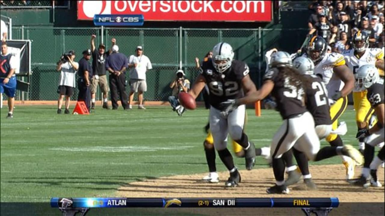 Raiders force fumble