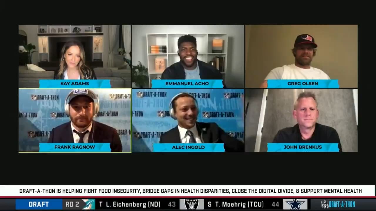 Watch: FB Alec Ingold talks work in Las Vegas community, NFL Draft-A-Thon