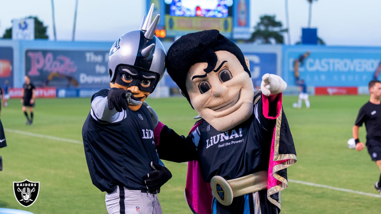 Watch: Las Vegas Lights FC hosts 'Raiders Night' at Cashman Field