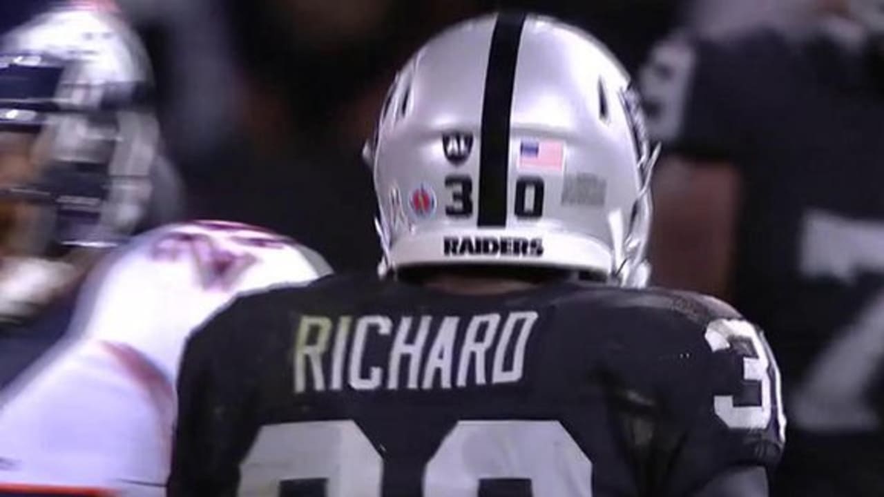 Richard refuses to go down and gains 10 yards