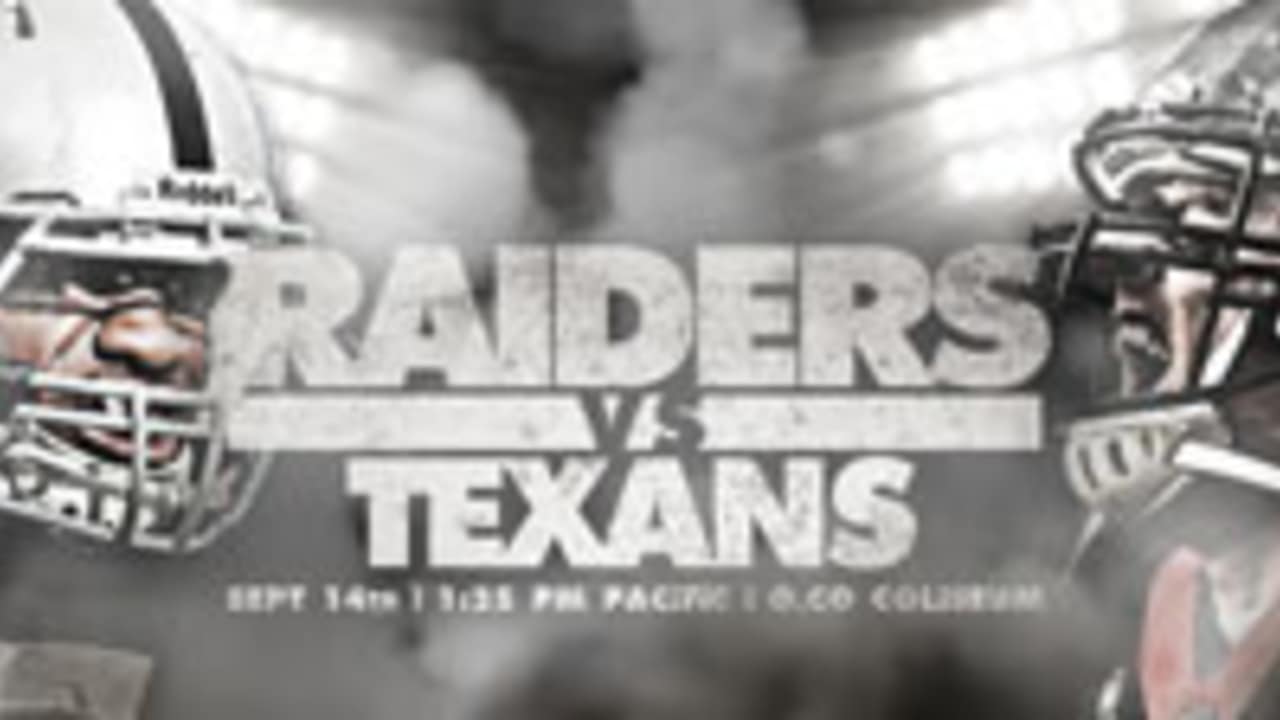 Game Preview: Raiders vs. Texans