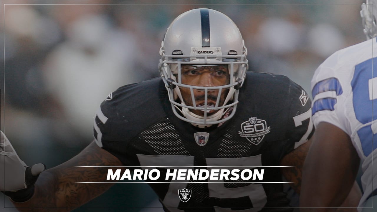 Raiders issue statement on the passing of Mario Henderson
