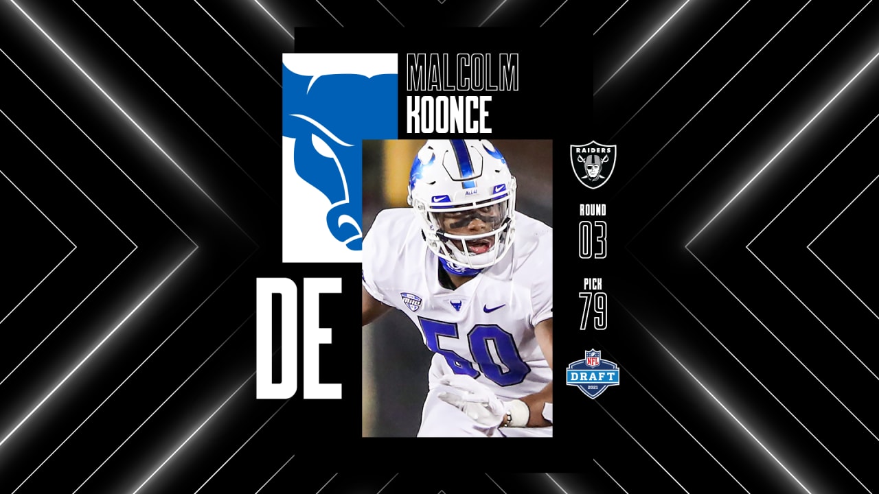 Raiders select Malcolm Koonce with the No. 79 pick