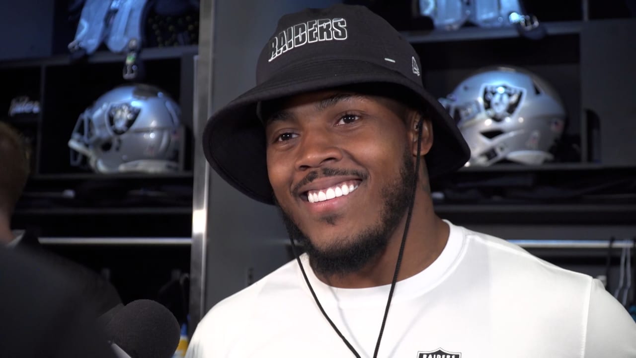 Josh Jacobs on the Seahawks defense, the crowd in Seattle and more