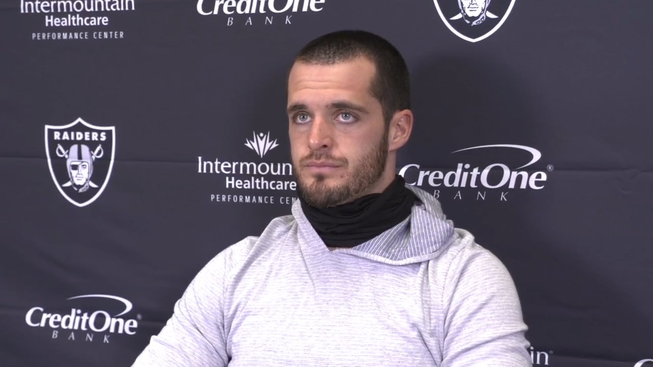 Derek Carr on TNF vs. Chargers: 'We're locked in and ready to go'