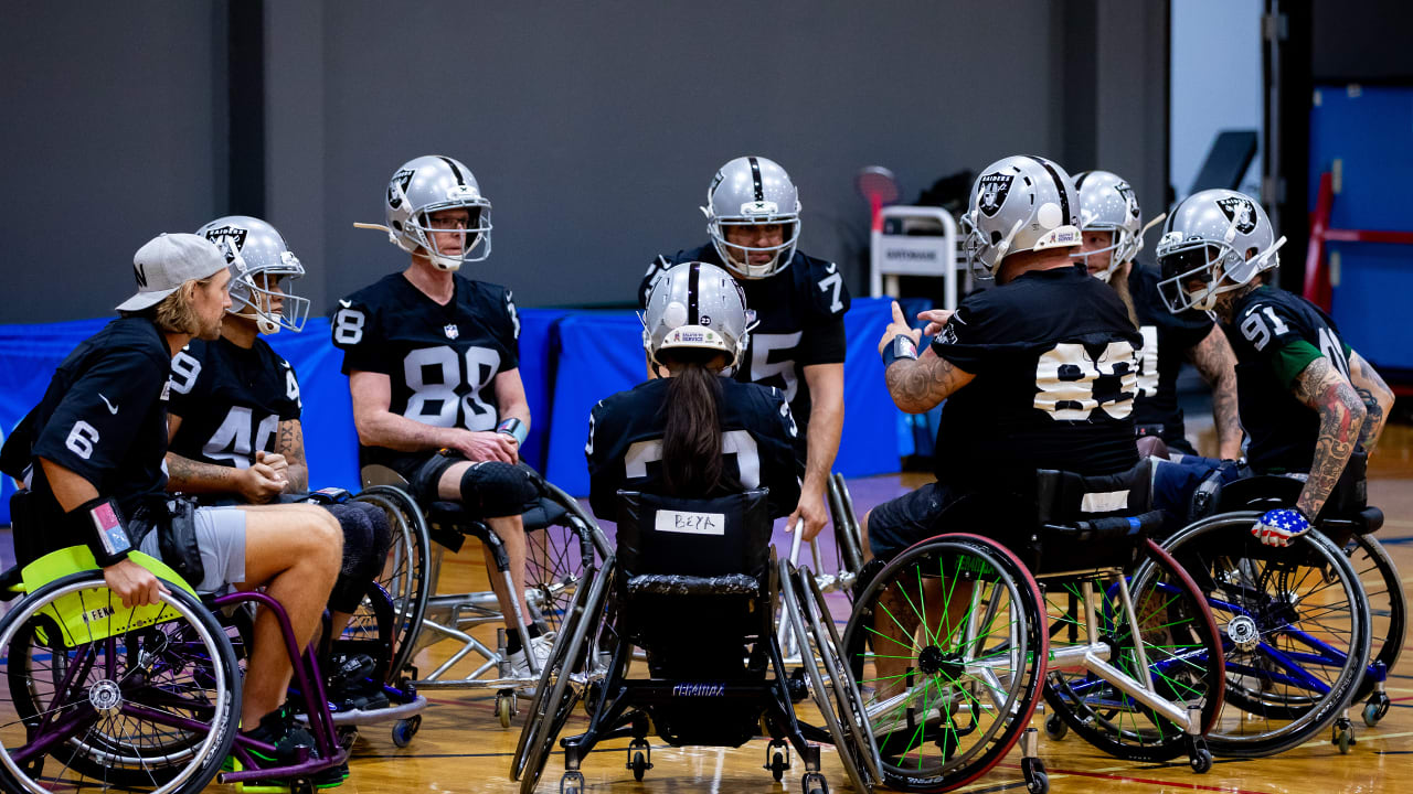 Raiders support City of Las Vegas Wheelchair Football League