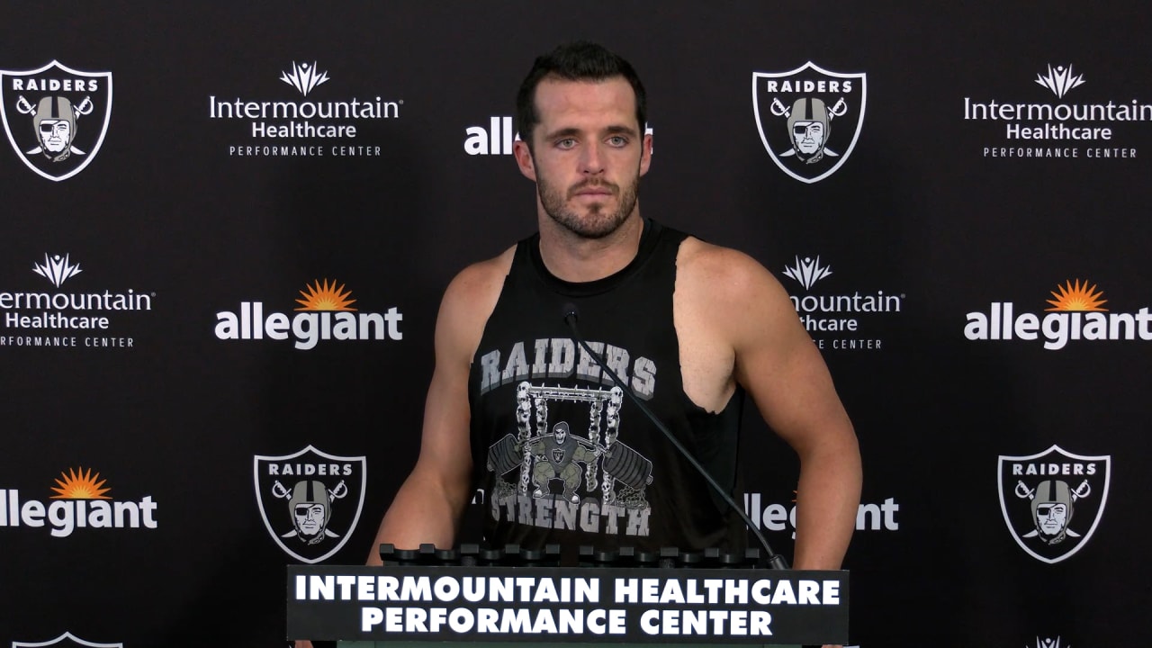 Derek Carr: 'We're looking forward to just trying to get better'