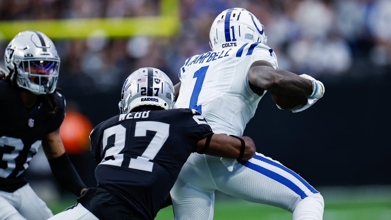 Rookie cornerback Sam Webb finding his groove, making plays when counted on