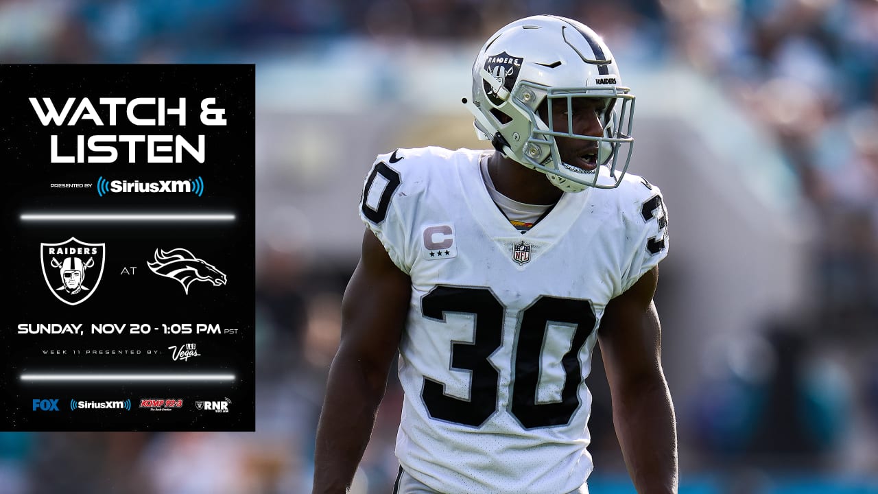 How to watch, listen and livestream Raiders at Broncos