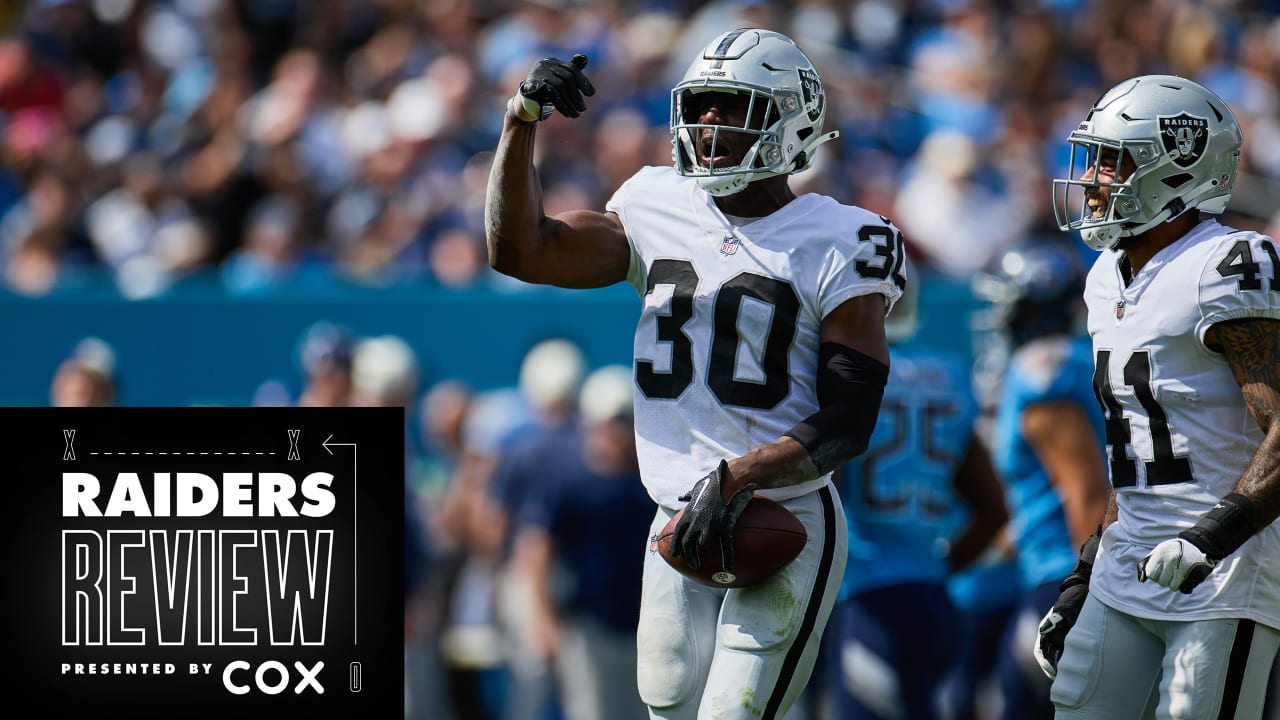 Duron Harmon's impact play against the Titans | Raiders Review