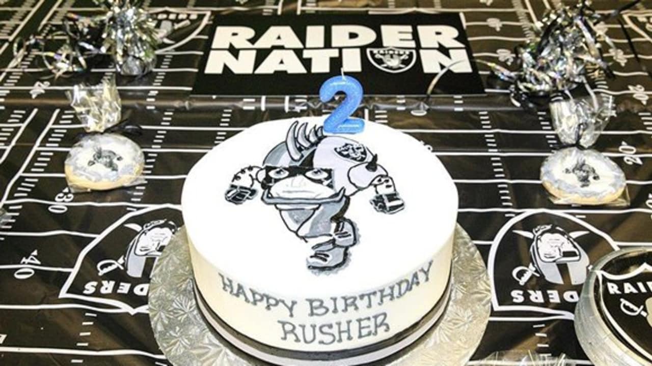 Raider Rusher Celebrates Birthday