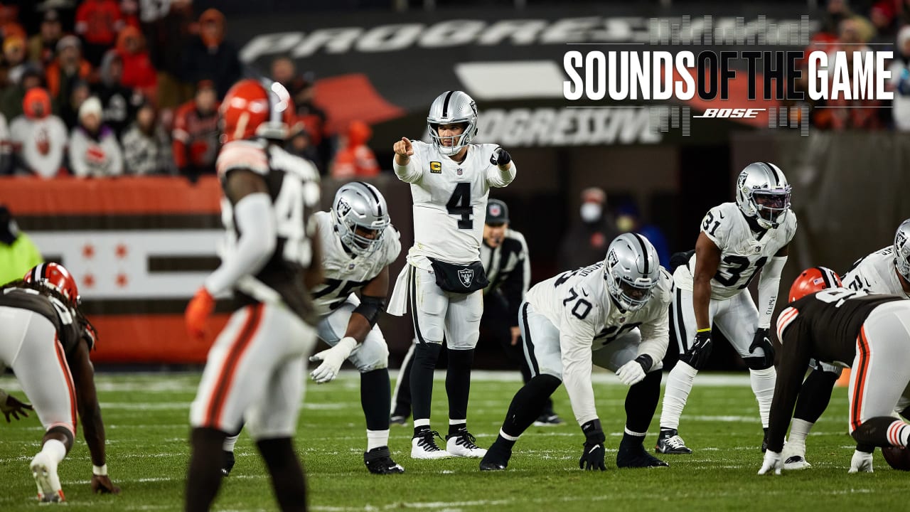 Raiders' Week 15 victory vs. Cleveland Browns | Sounds of the Game