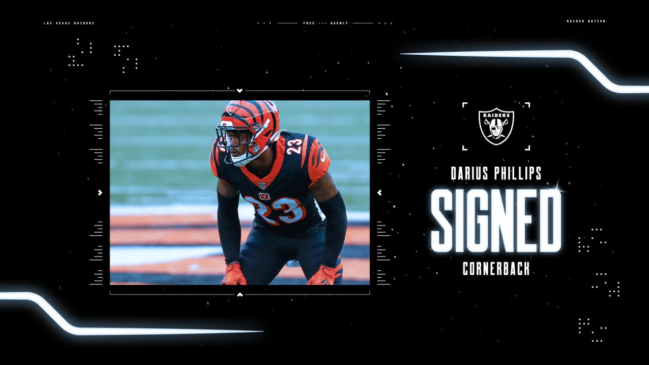 Raiders sign CB Darius Phillips