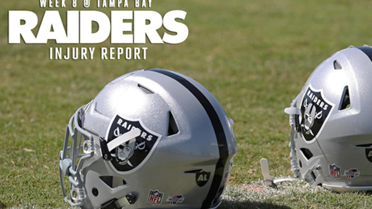 Oakland Raiders Week 8 Injury Report: McGee Out For Sunday's Game