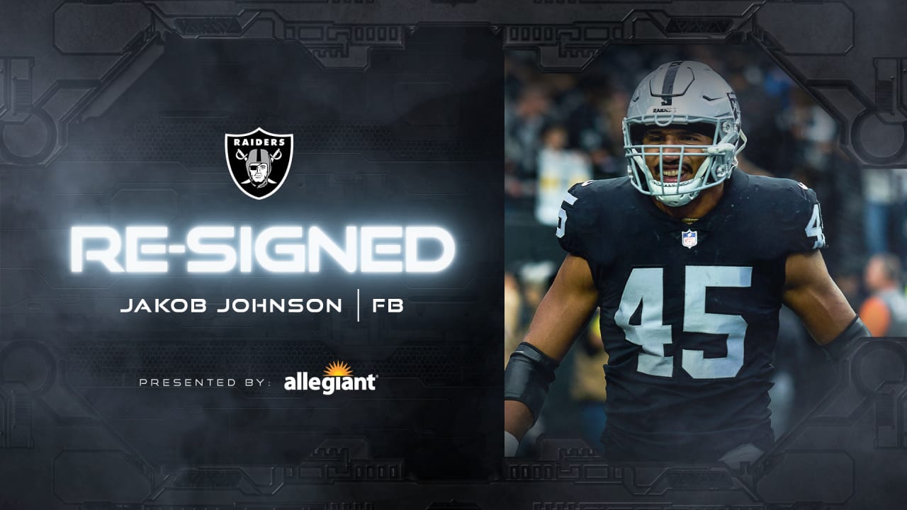 Raiders re-sign FB Jakob Johnson