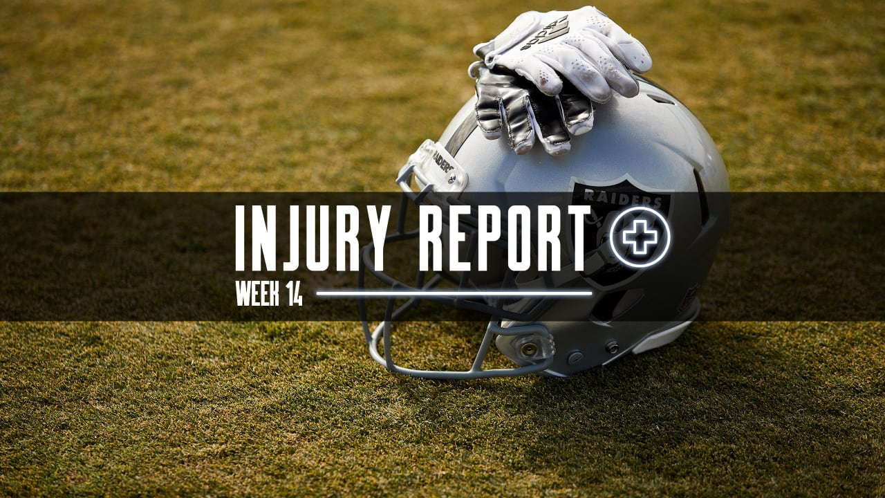 Raiders-Chiefs Week 14 Injury Report: Waller, Nassib and Onwuasor ruled out