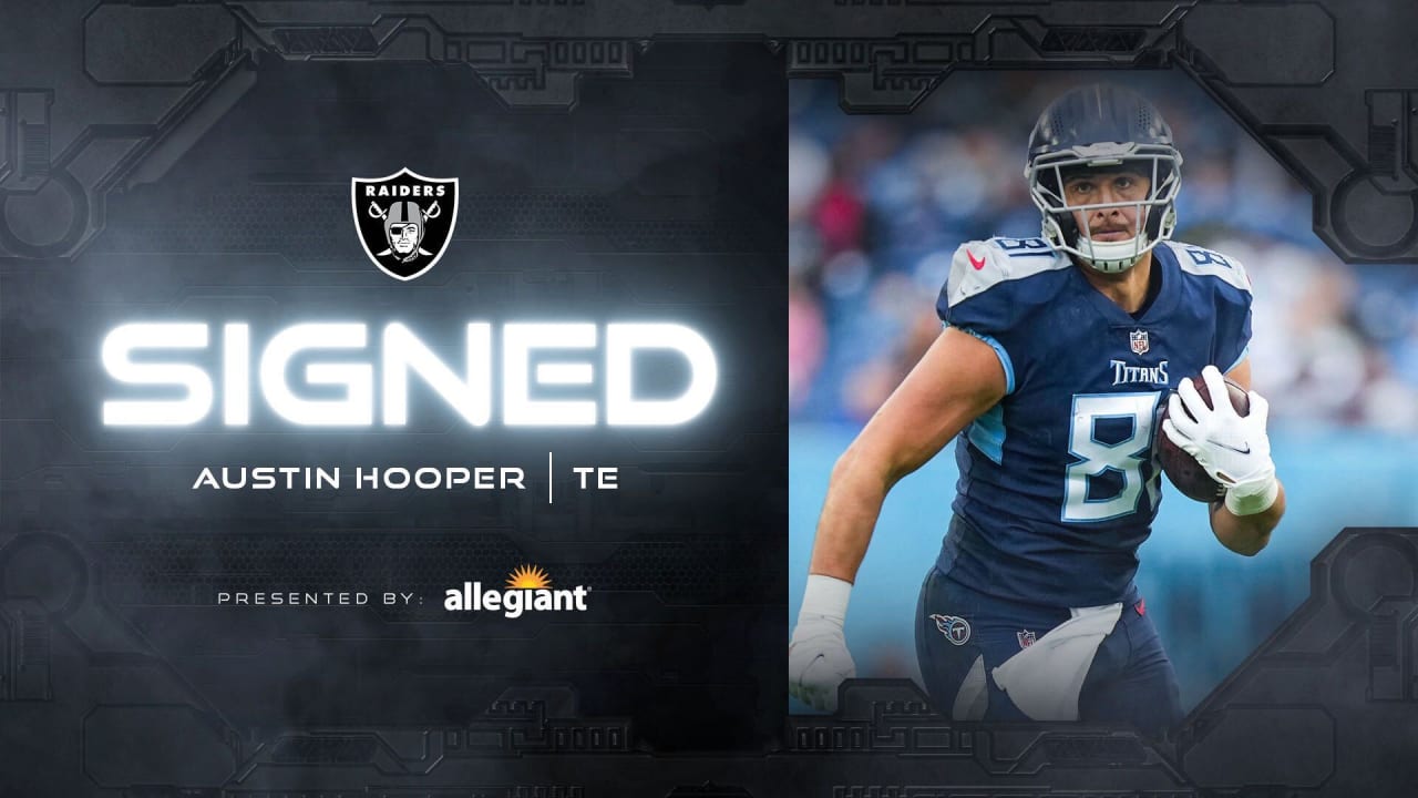 Raiders sign TE Austin Hooper