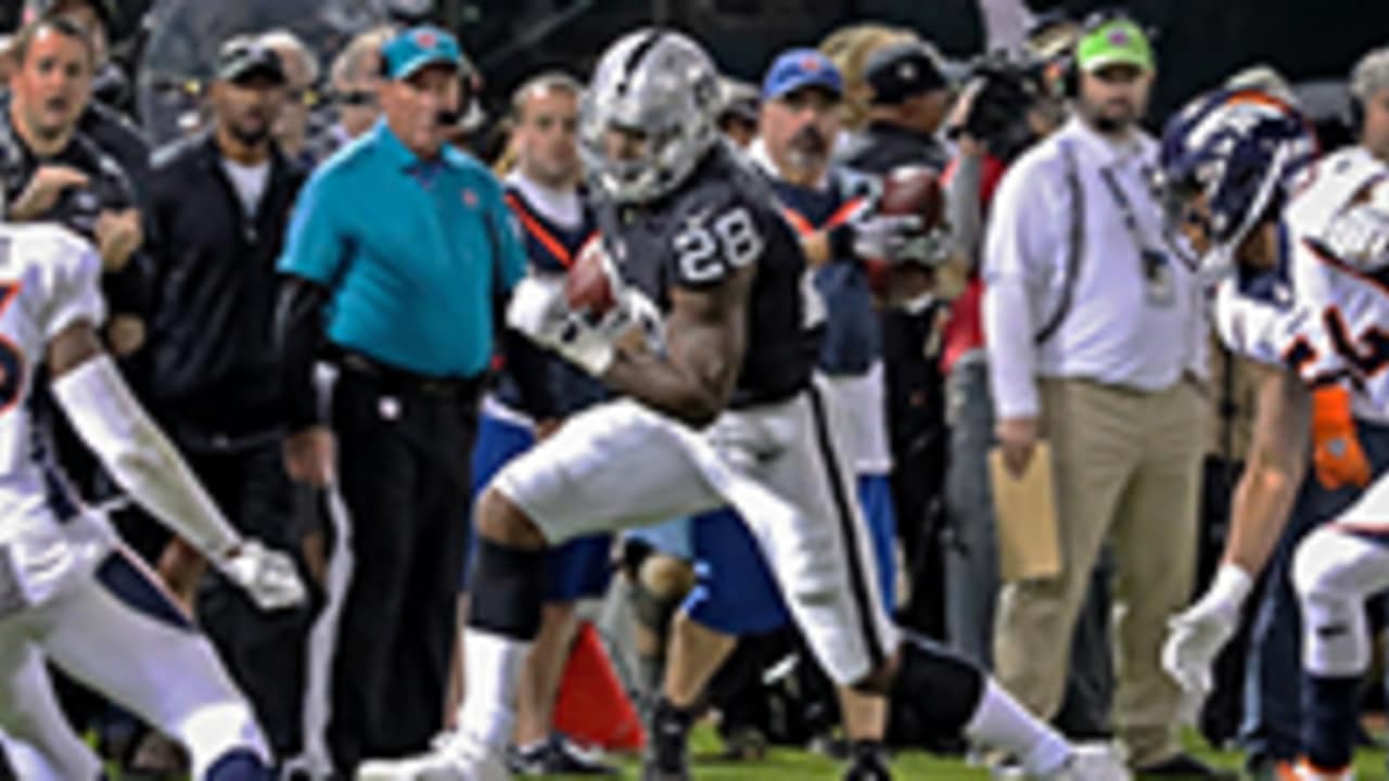 Oakland Raiders Set Season-High In First Half Rushing Yards