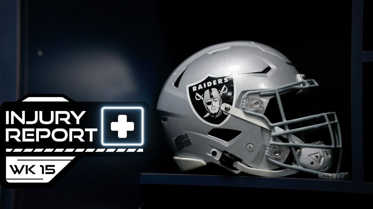 Raiders-Patriots Week 15 Injury Report: Bars, Ya-Sin out for Sunday