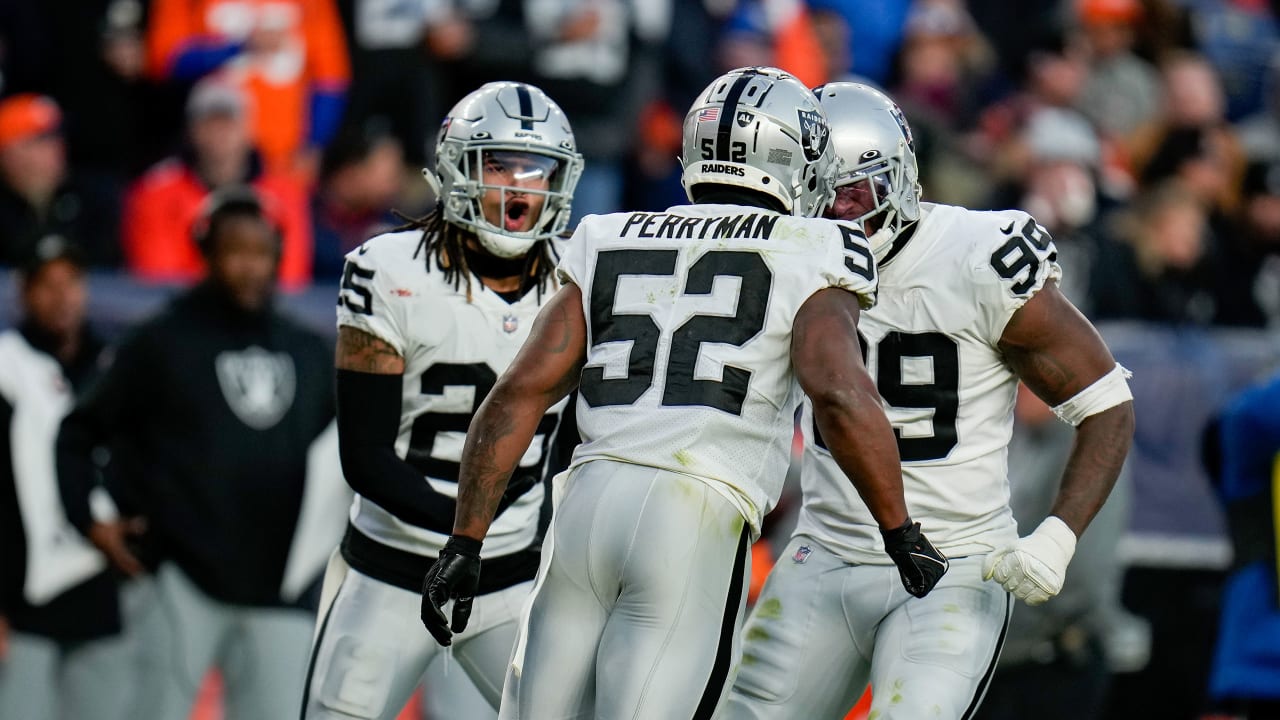 Perryman's hit-stick tackle is heard throughout Empower Field