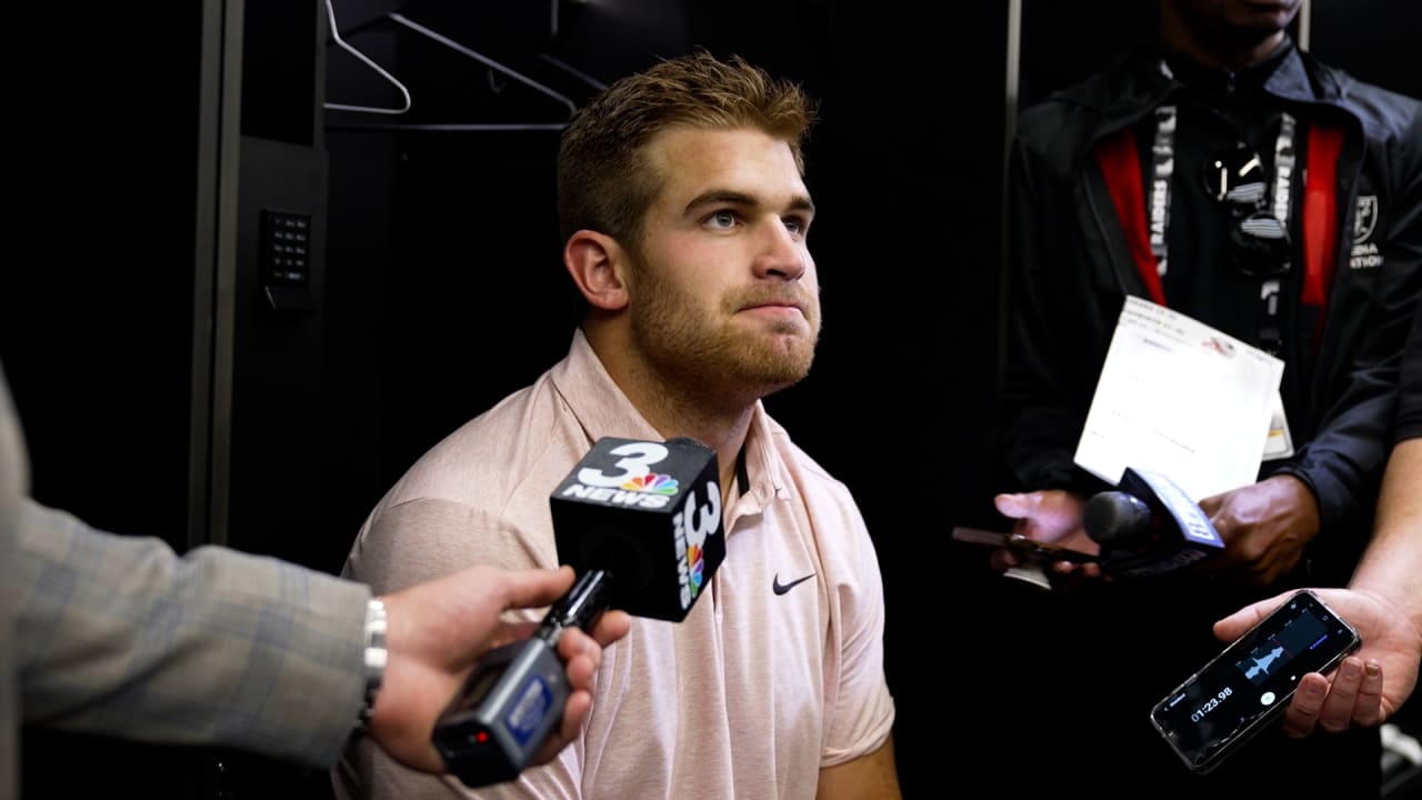 Michael Mayer recaps performance against the Patriots | 2023 NFL Season ...