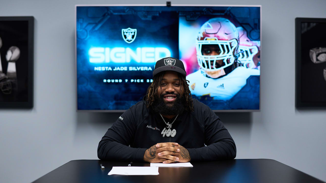 Raiders sign seventh-round pick Nesta Jade Silvera, defensive tackle ...