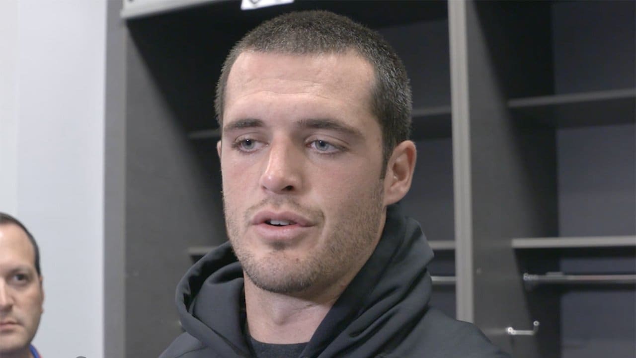 QB Derek Carr Postgame Presser 8.26.17