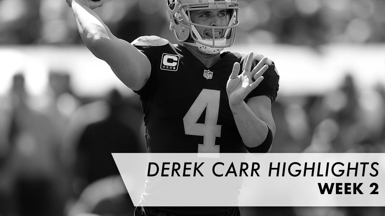 Derek Carr Highlights: Week 2 vs. Jets