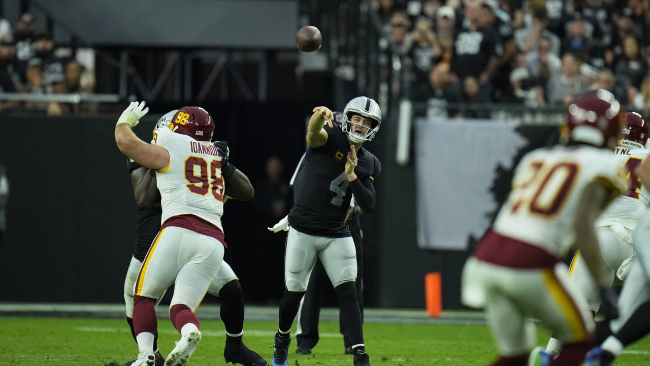 Raiders fall to Washington, continue rollercoaster ride of a season