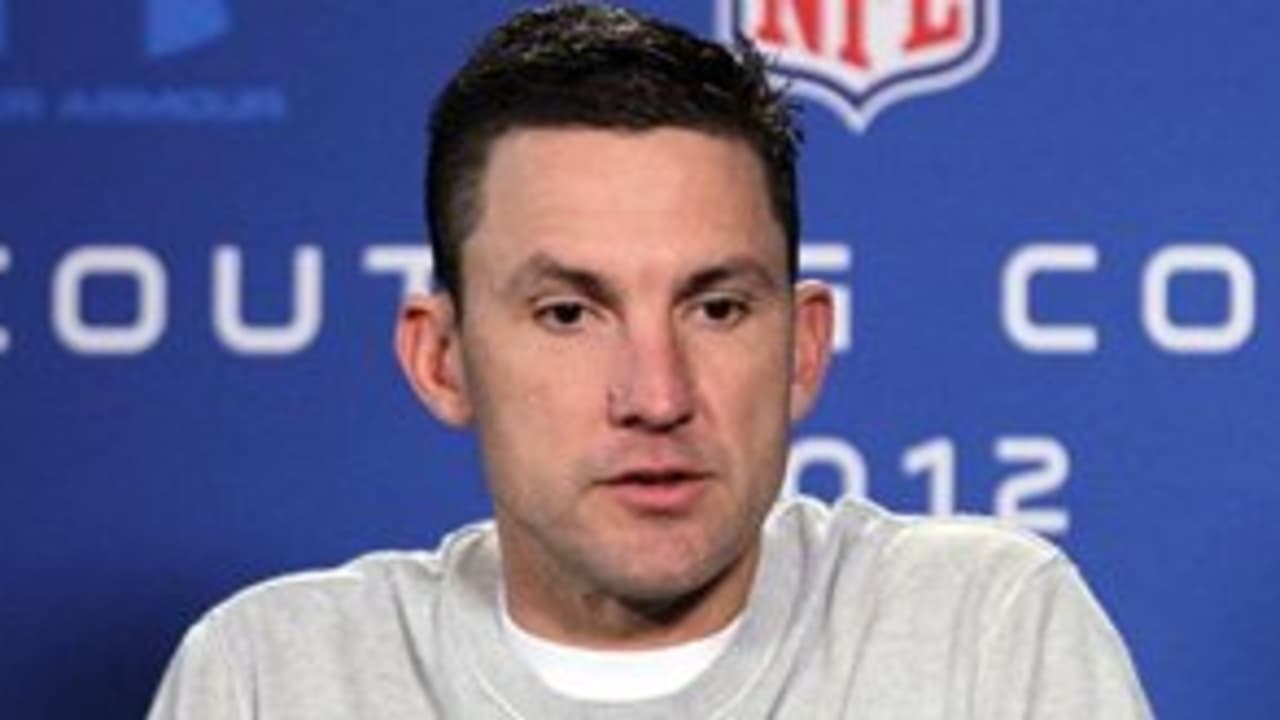 Coach Allen at the Combine