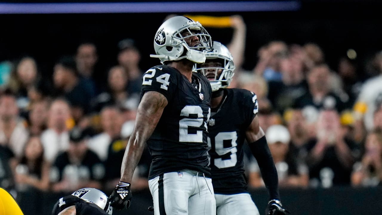 Raiders 2023 Week 3 Highlights vs. Steelers | Marcus Peters making ...