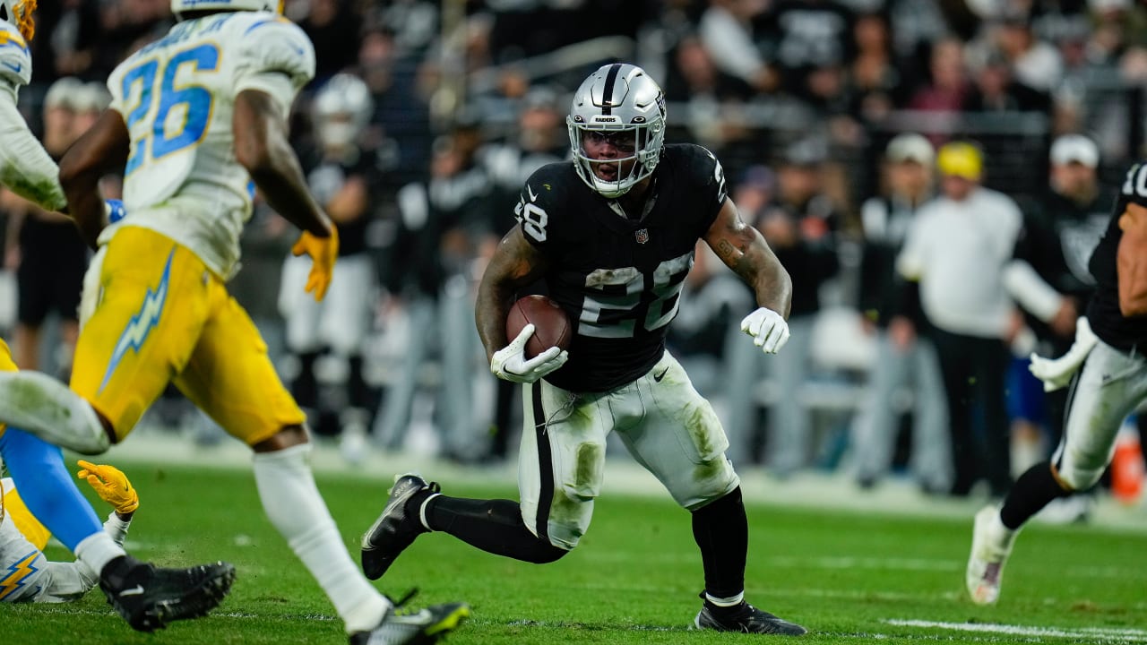 Josh Jacobs in the running for Week 13's FedEx Ground Player of the Week