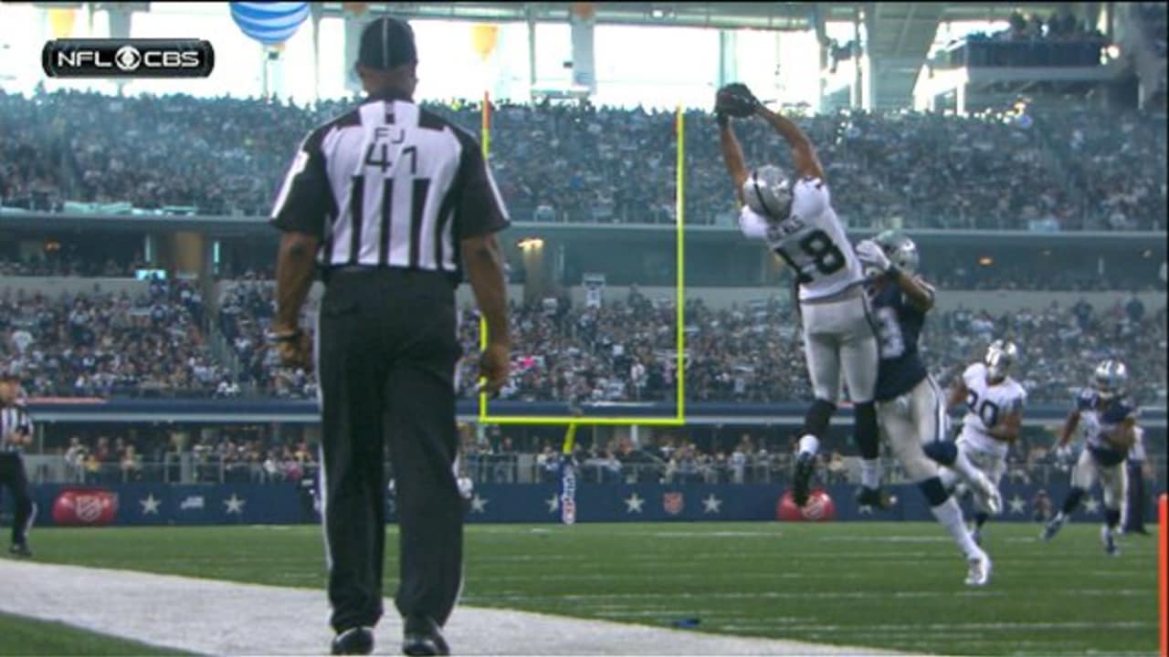 Andre Holmes 20-yard catch