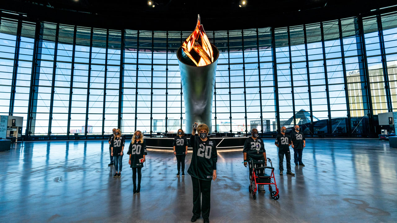 Cancer survivors light Al Davis Memorial Torch