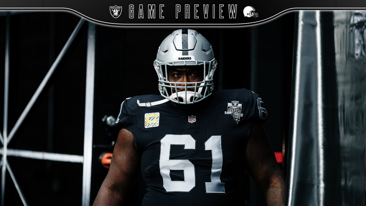 Game Preview: Raiders travel to Cleveland for an AFC battle with the Browns