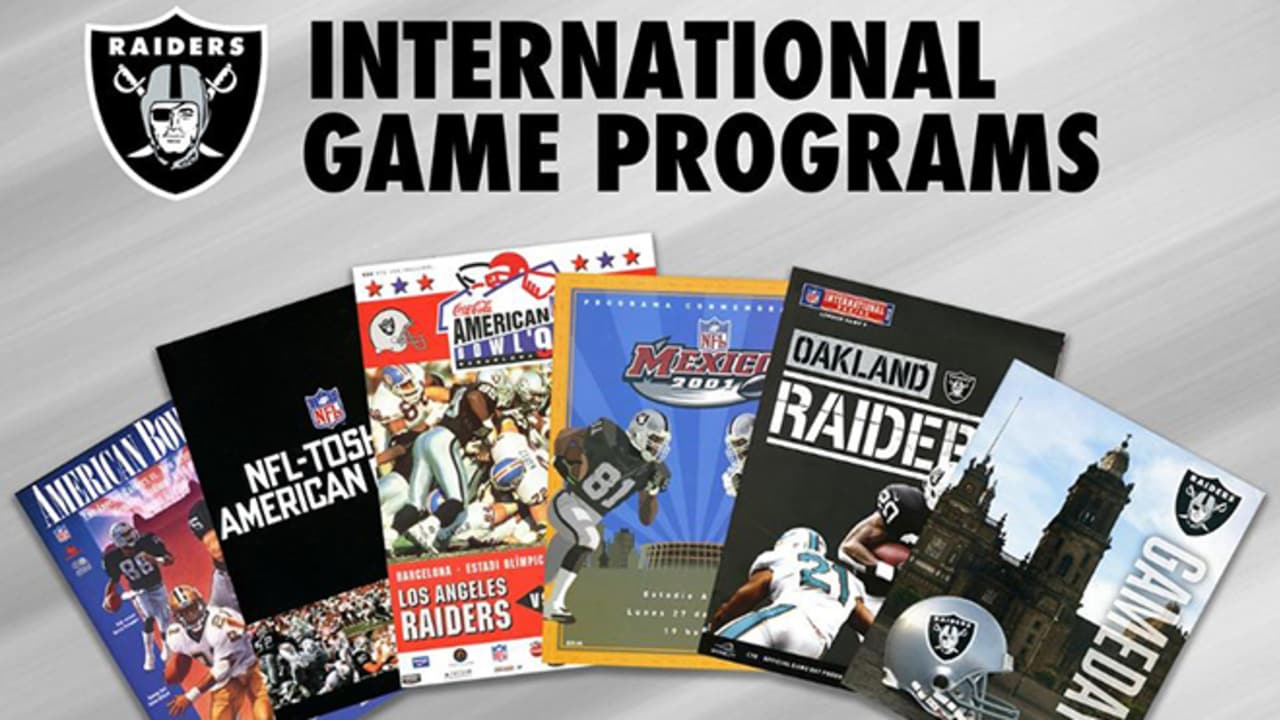 A Look At The Raiders Gameday Covers From International Games