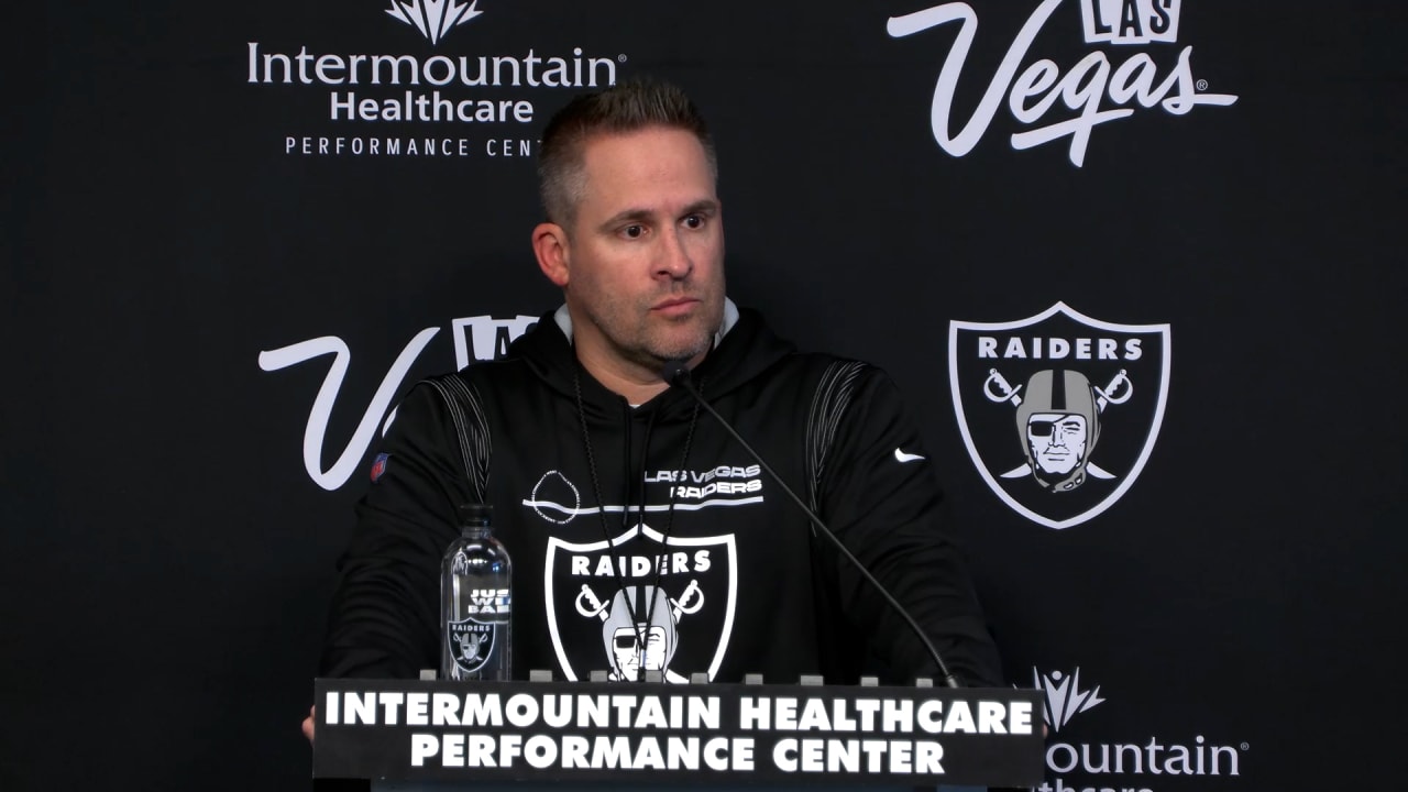 Coach McDaniels talks Nate Hobbs' status, prep for second matchup vs ...