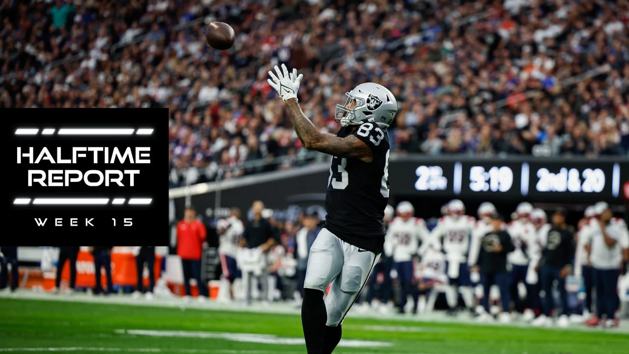 Halftime Report: All three phases rolling in first half for the Raiders