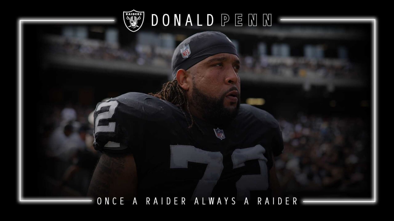 Donald Penn retires as a Raider