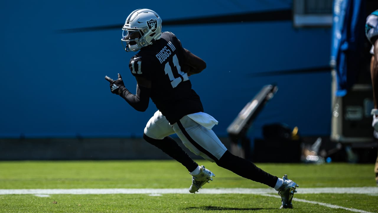 True View: Derek Carr finds Henry Ruggs III for 45-yard catch vs. Panthers
