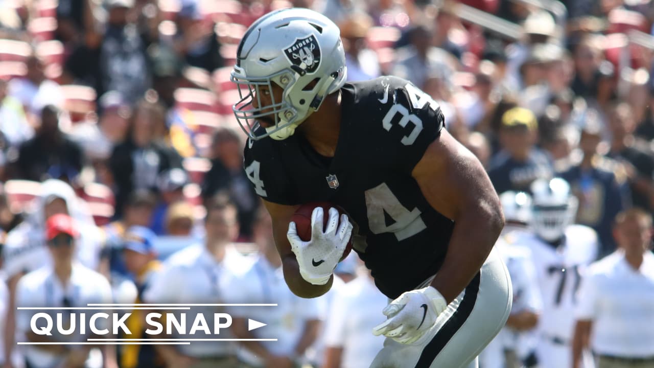 Quick Snap: Chris Warren III impressive again in Raiders return to LA ...