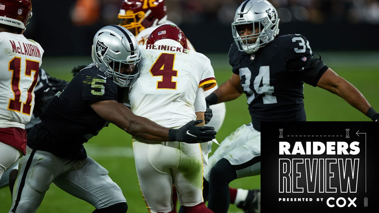 Raiders Review: Breaking down the Raiders defense vs. Washington
