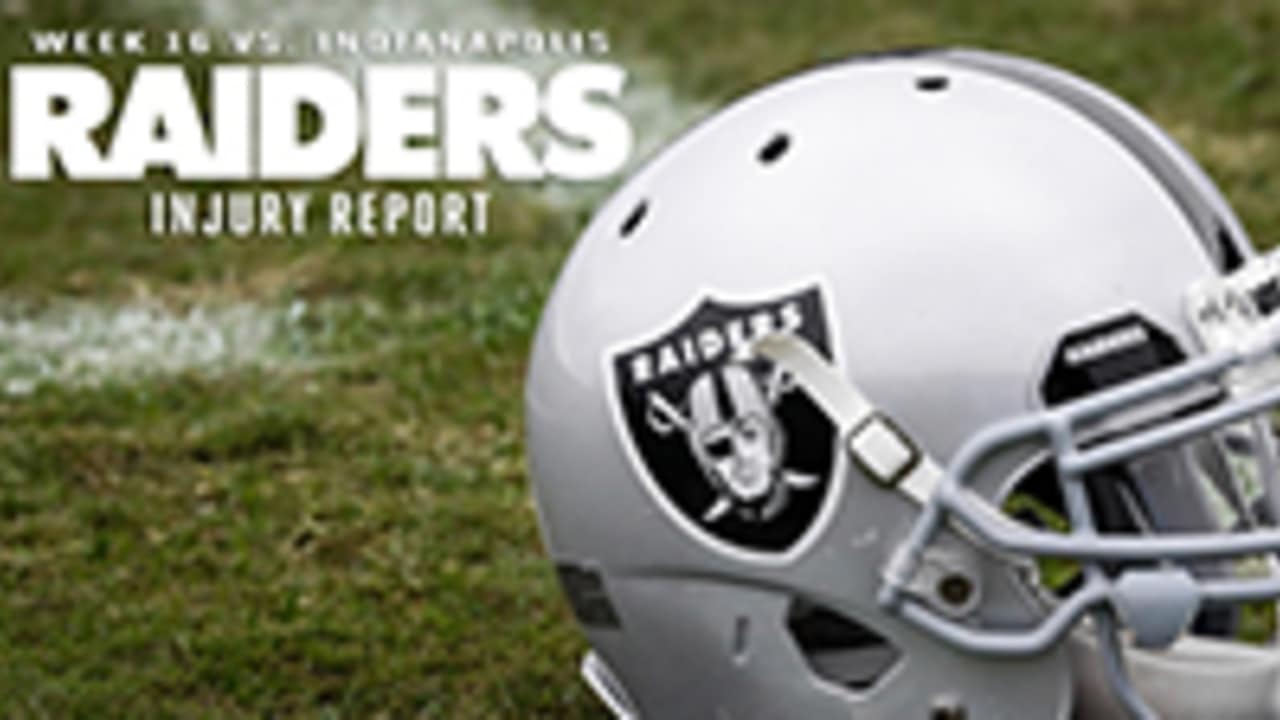 Oakland Raiders Week 16 Injury Report: Joseph And McGee Out