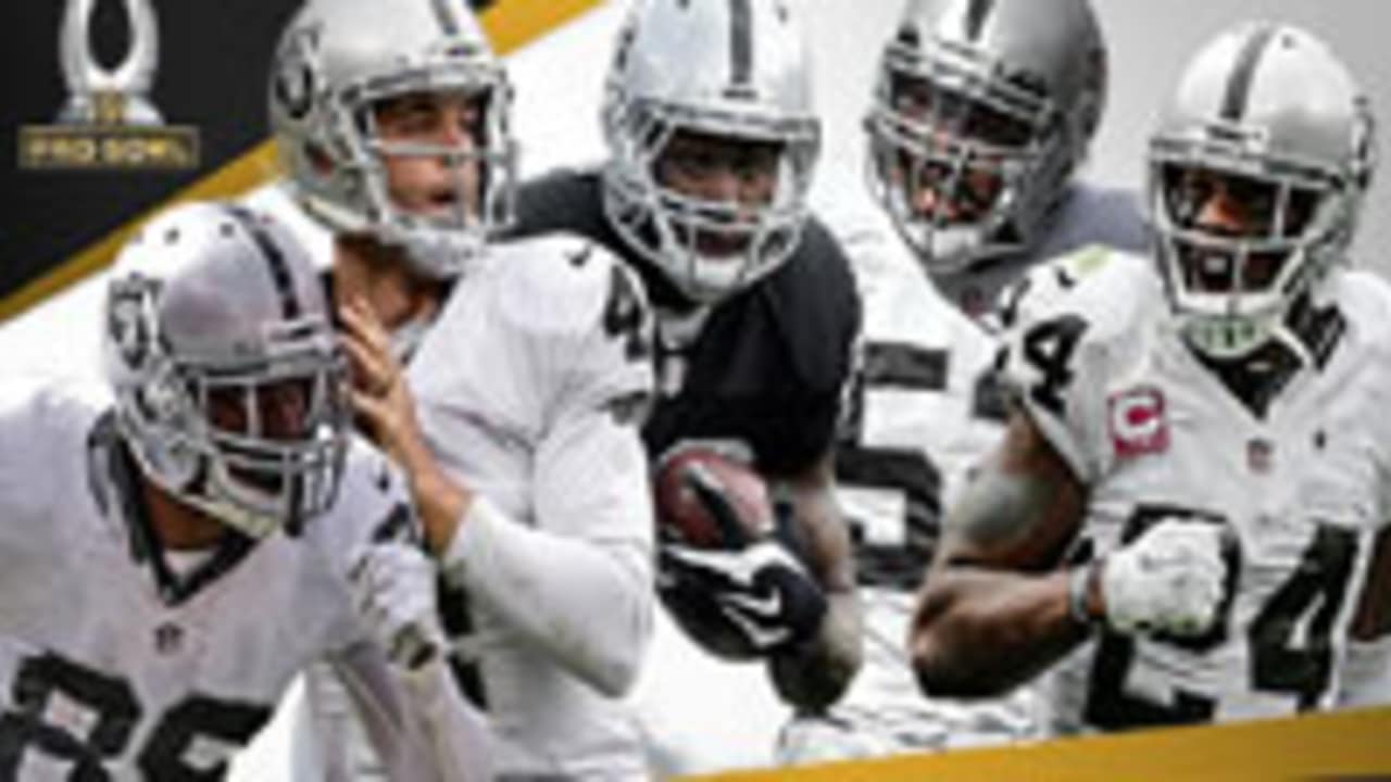 Four Raiders Selected To Team Rice, One To Team Irvin In Pro Bowl Draft