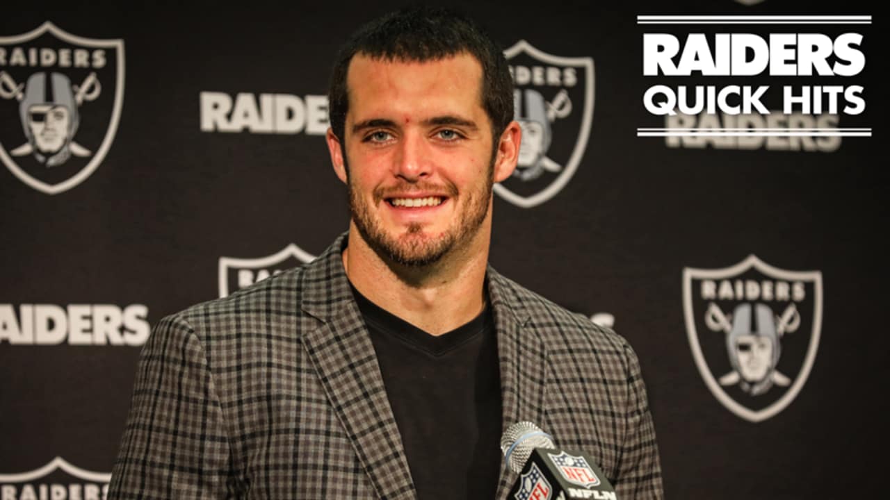 Quarterback Derek Carr: "I Just Want To Win"