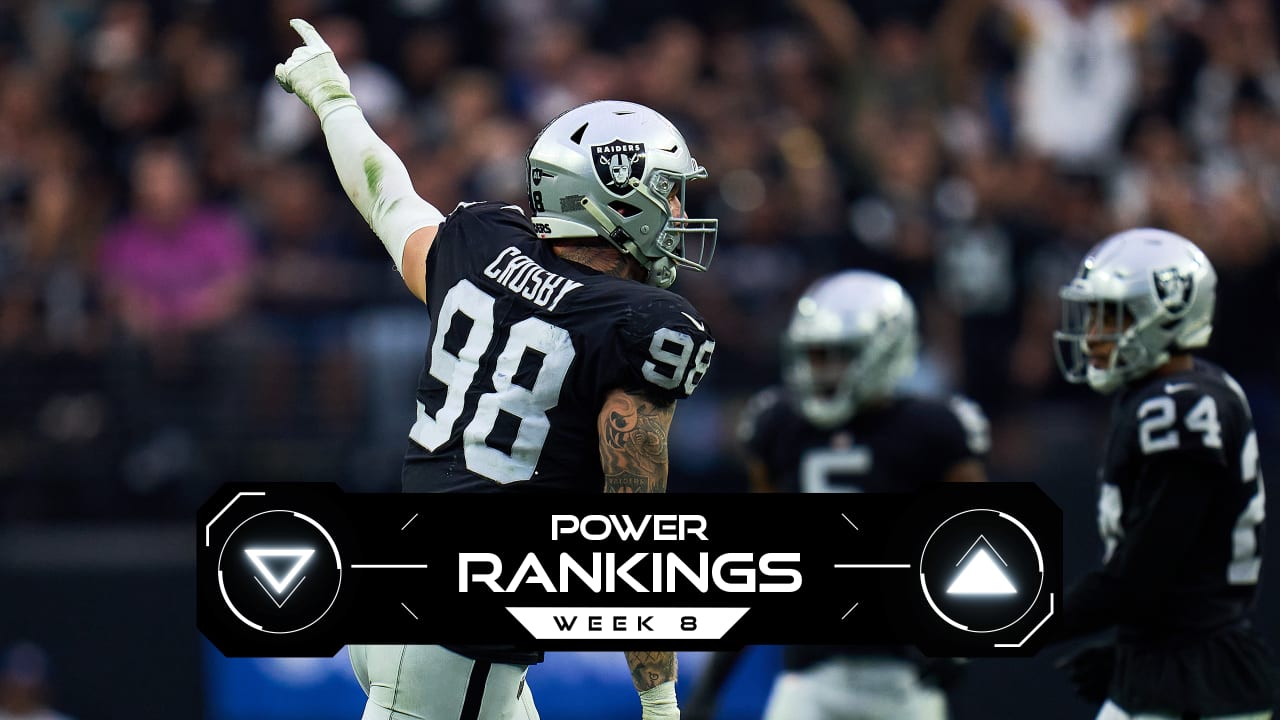 Power Rankings: Raiders rise in the ranks following win over Texans